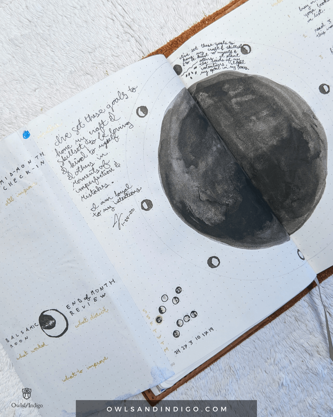 1st New Moon Monthly Goal Setting | Goal Setting via the Moon – Owls&Indigo