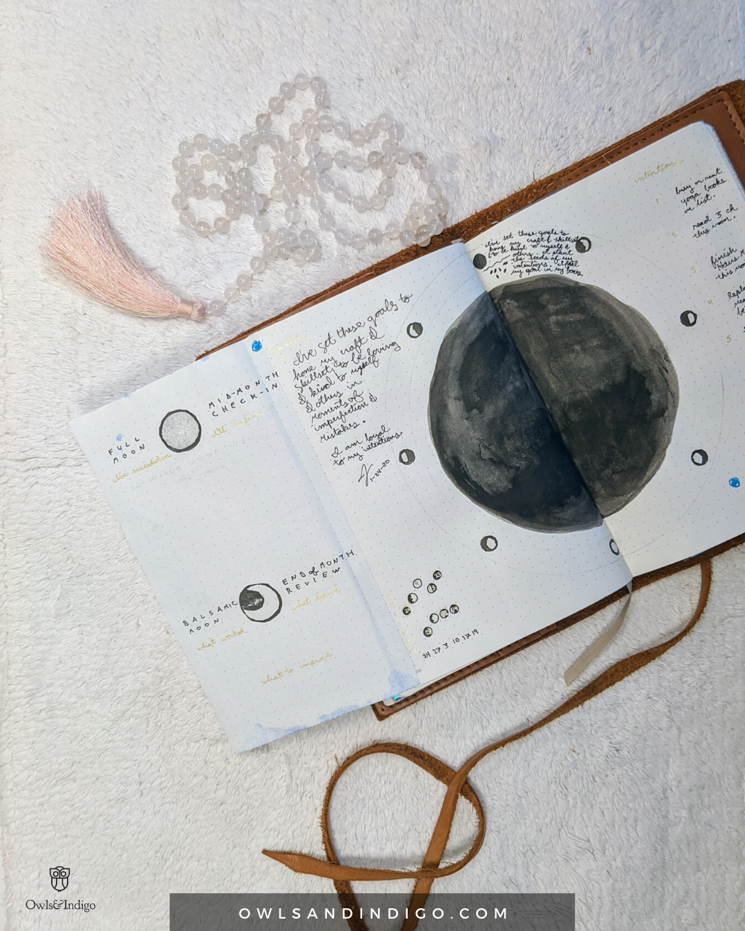 1st New Moon Monthly Goal Setting | Goal Setting via the Moon – Owls&Indigo