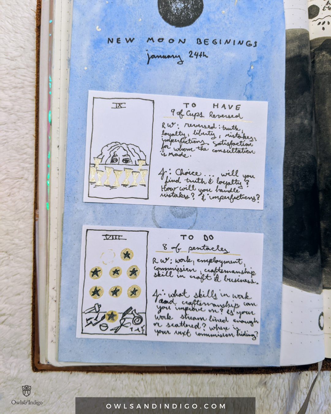 1st New Moon Monthly Goal Setting | Goal Setting via the Moon – Owls&Indigo